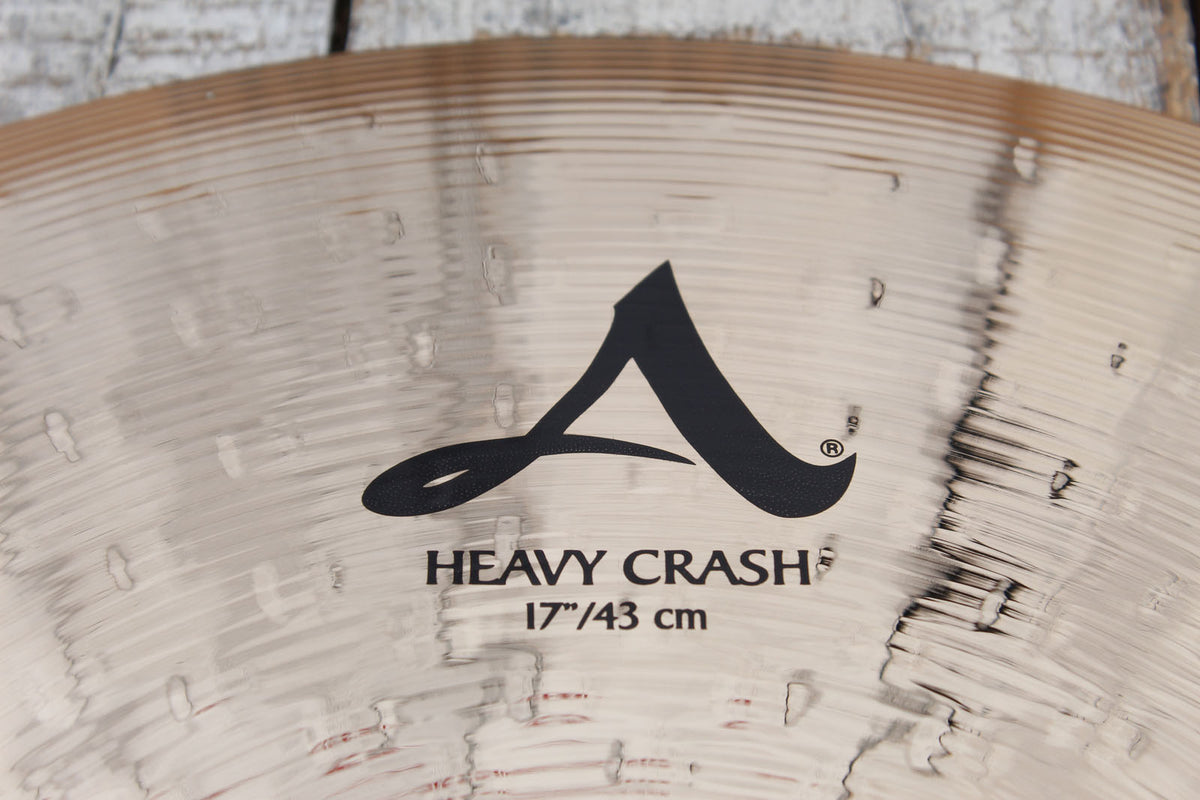 Zildjian A Heavy Crash Cymbal 17 Inch Crash Drum Cymbal Brilliant Fini ...