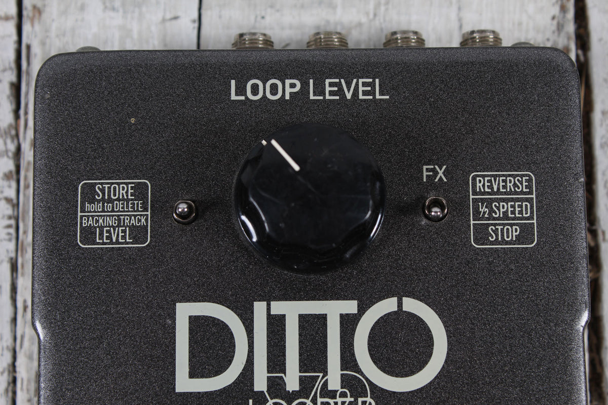 TC Electronic Ditto X2 Electric Guitar Looper Effects Pedal with True ...
