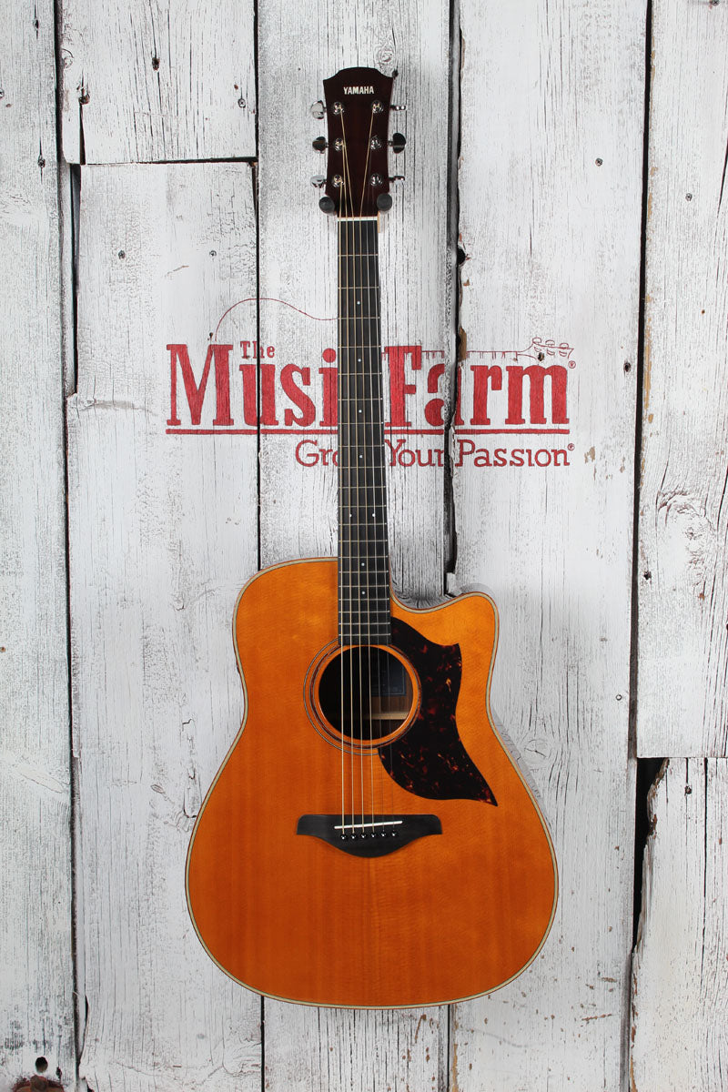 Yamaha A3R ARE Dreadnought Cutaway All Solid Acoustic Electric Guitar ...