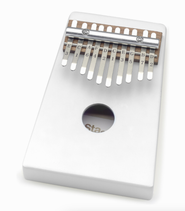 Stagg 10 Note White Kid Kalimba – The Music Farm
