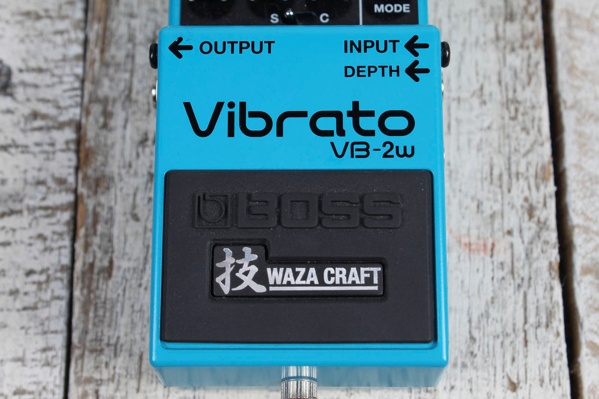 BOSS VB-2W Waza Craft Vibrato Effects Pedal Electric Guitar Vibrato Ef ...
