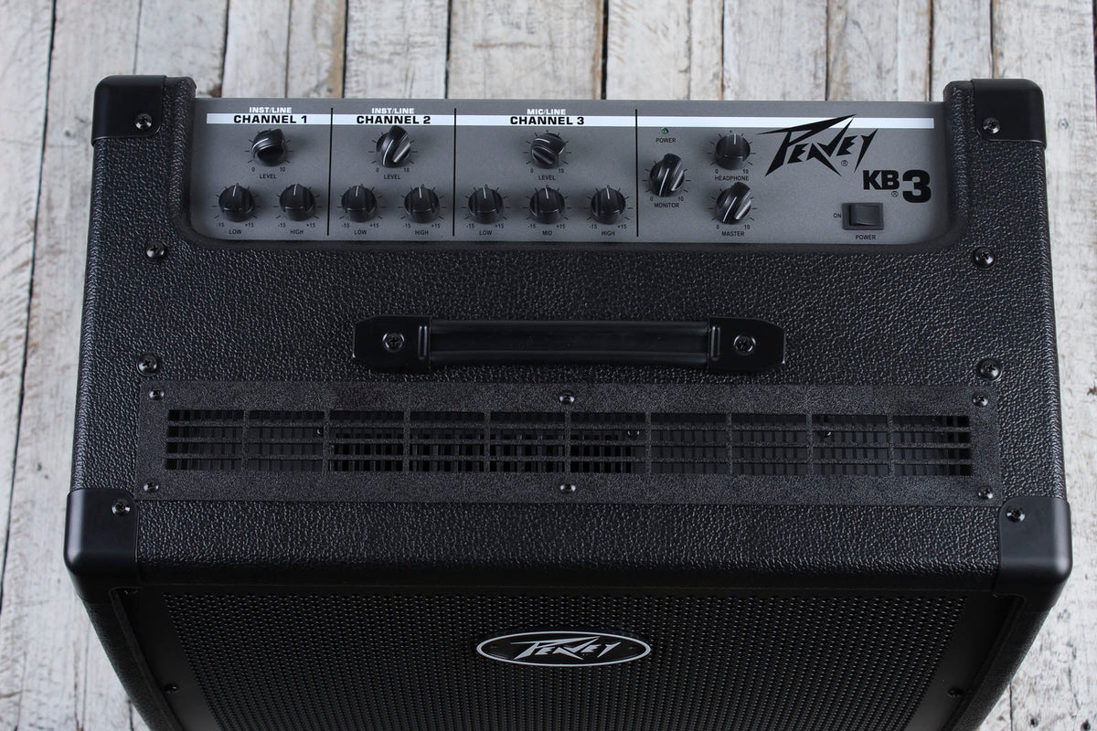 Peavey KB3 Keyboard Guitar and Drum Amplifier 60 Watt 3 Channel Amp wi ...